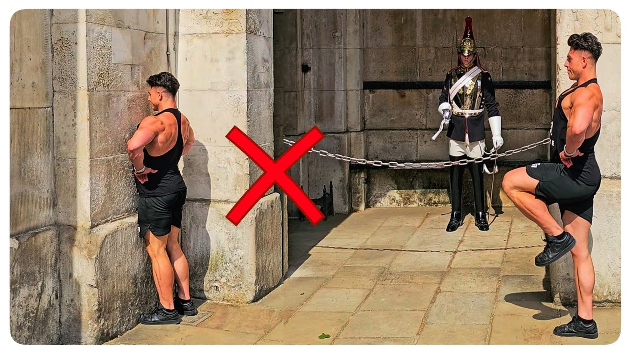 CLASSIC: German Bodybuilder Visits Horse Guards and Decides to March ...