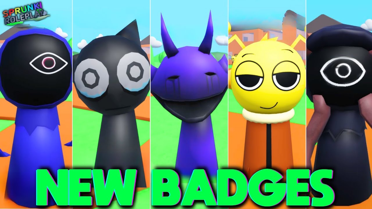 How to Get NEW Badge Morphs + JEVIN PHASE 1 & 2 MORPHS in Sprunki RP 3D ...