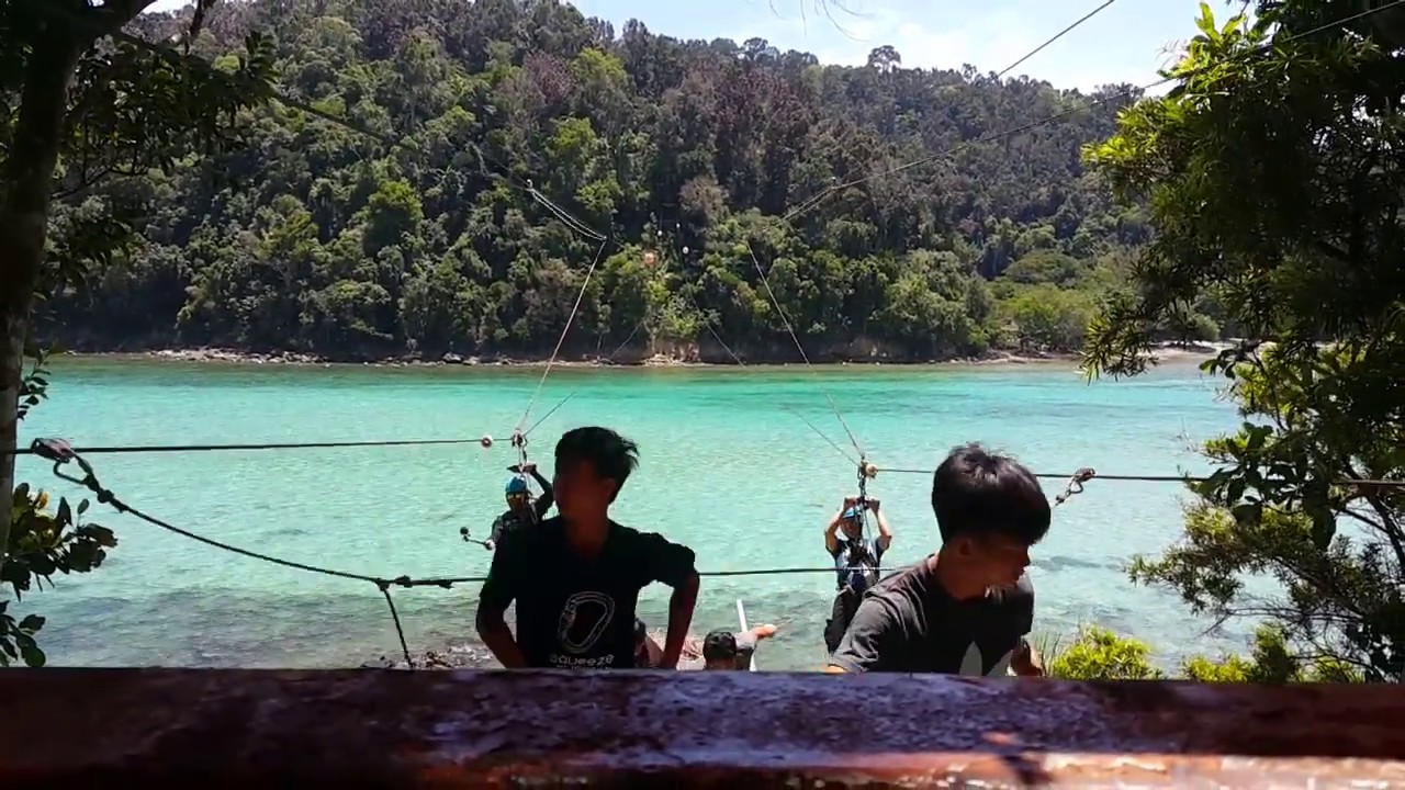 Coral Zipline at Sapi Island | MUST TRY!!! - YouTube