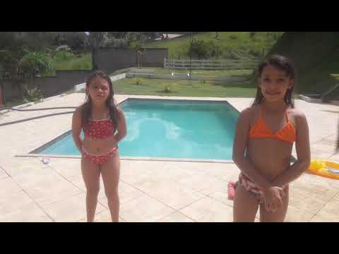 Gincana de irmãs (Desafio na piscina)😍😊