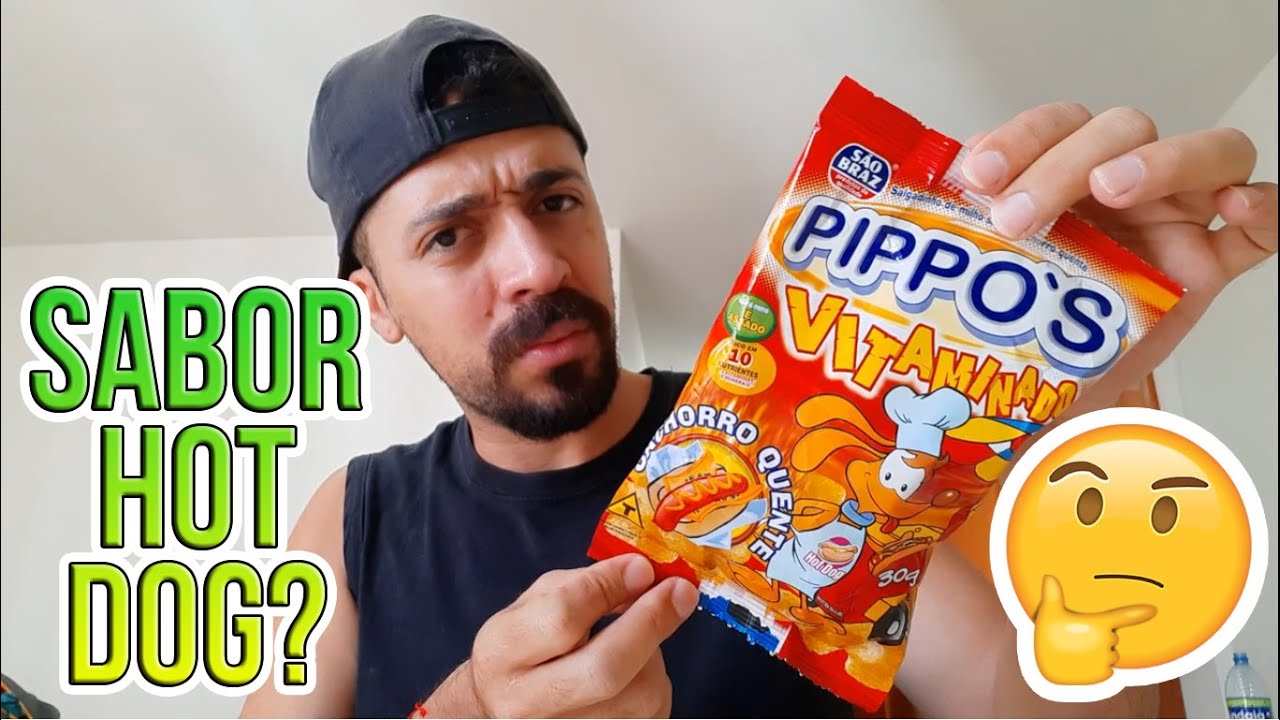 SALGADINHO SABOR HOT DOG? GOSTEI? ( PIPPOS ) - YouTube