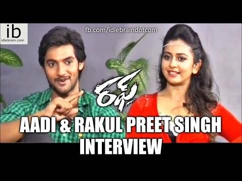 Aadi & Rakul Preet Singh interview about Rough - idlebrain.com - YouTube