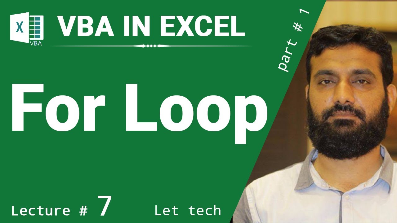 For Loop In VBA VBA In Urdu Hindi YouTube For Loop In VBA VBA In Urdu Hindi YouTube