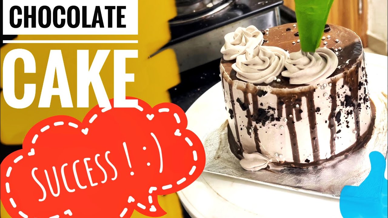 CHOCOLATE GANACHE CAKE recipe in 1 hour| Easy And quick | homemade ...