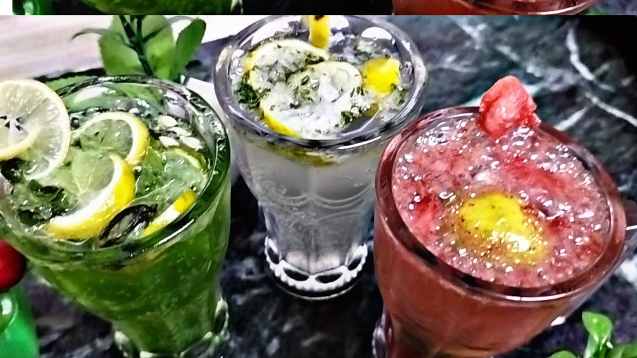3 types of mojito easy to make #mojito #drink #watermelon #virginmojito ...