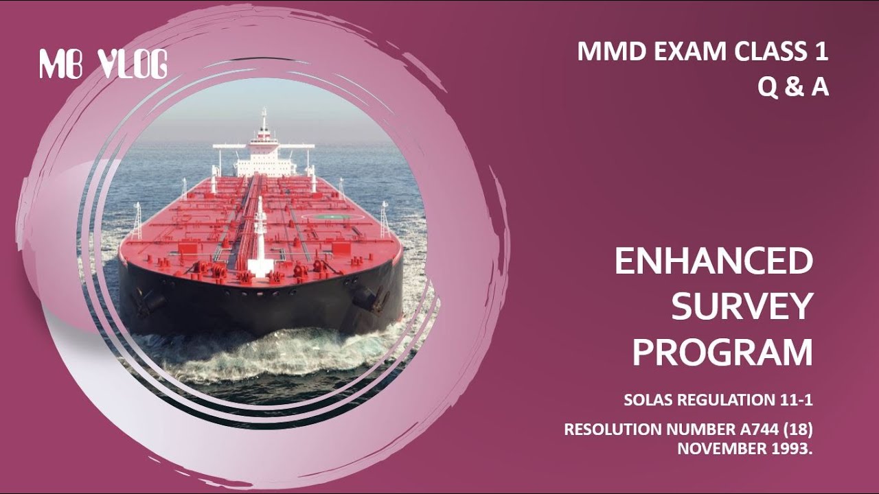 ESP CODE | ENHANCED SURVEY PROGRAMME | MMD EXAM INDIA | Q & A ...