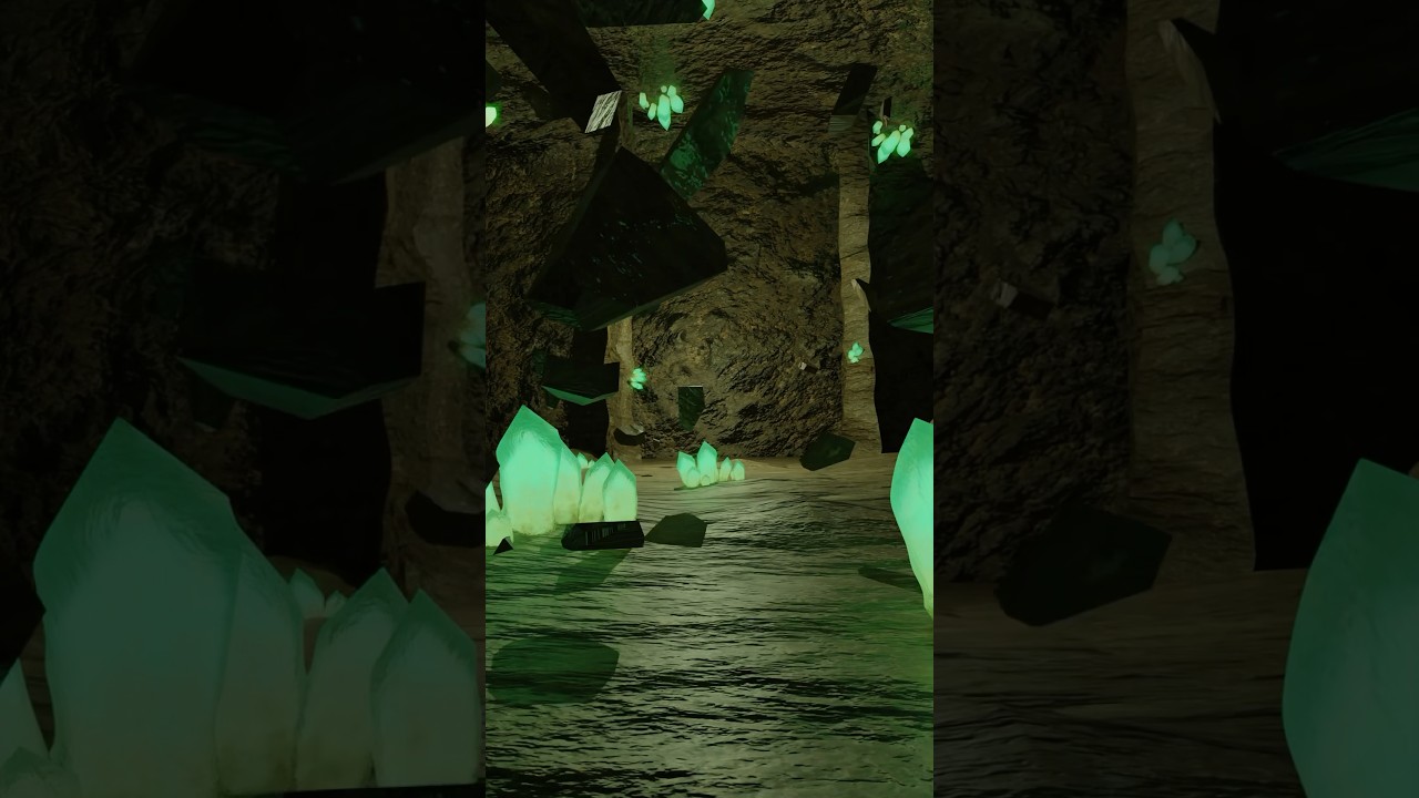 3D crystal animation #blender #crystal - YouTube