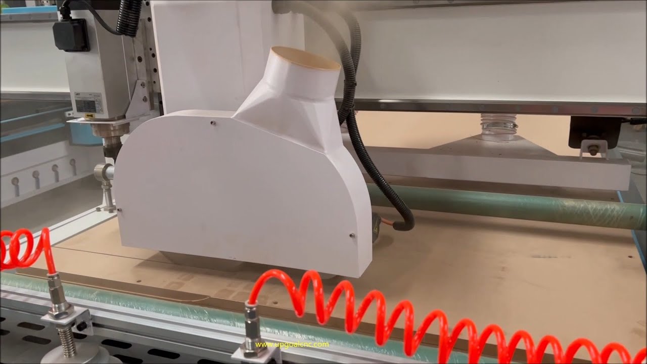 Dual Cutting Saw for Panel Furniture Woodworking CNC Router - YouTube