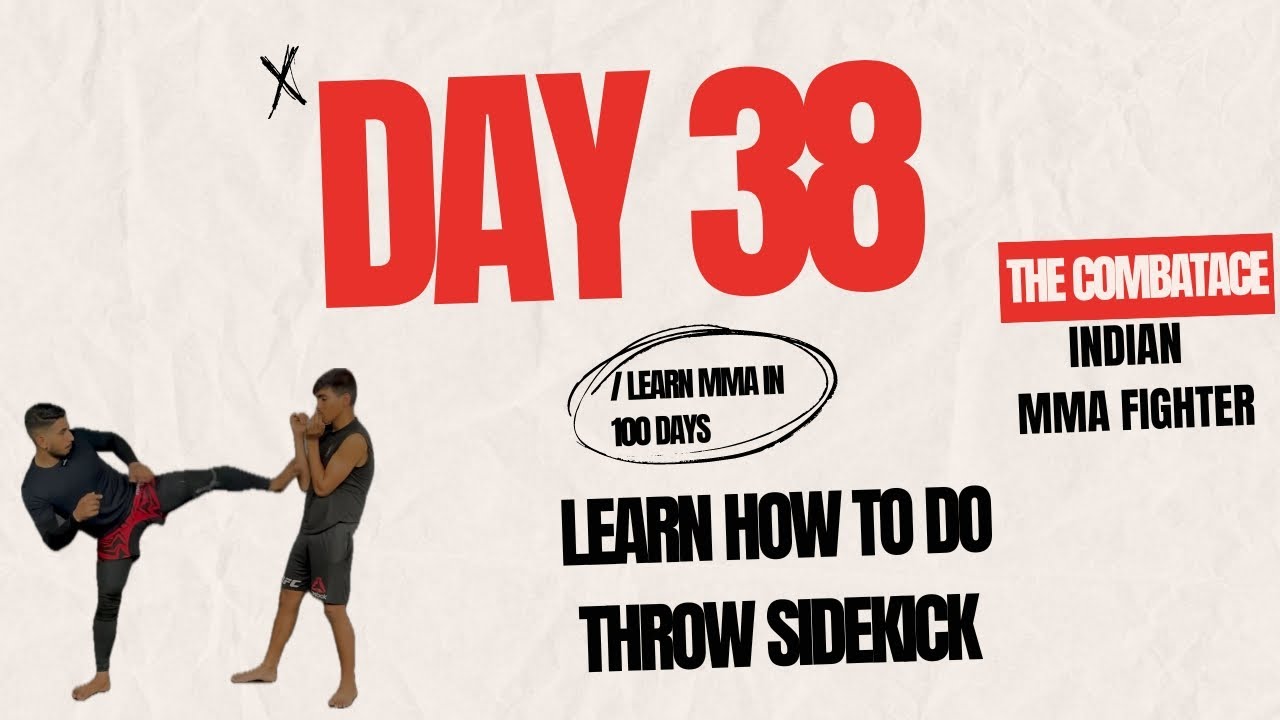 MMA Fundamentals: Day 38 - learn how to do throw sidekick - YouTube