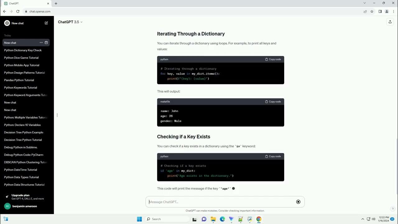 Dictionary Data Type In Python With Example Youtube