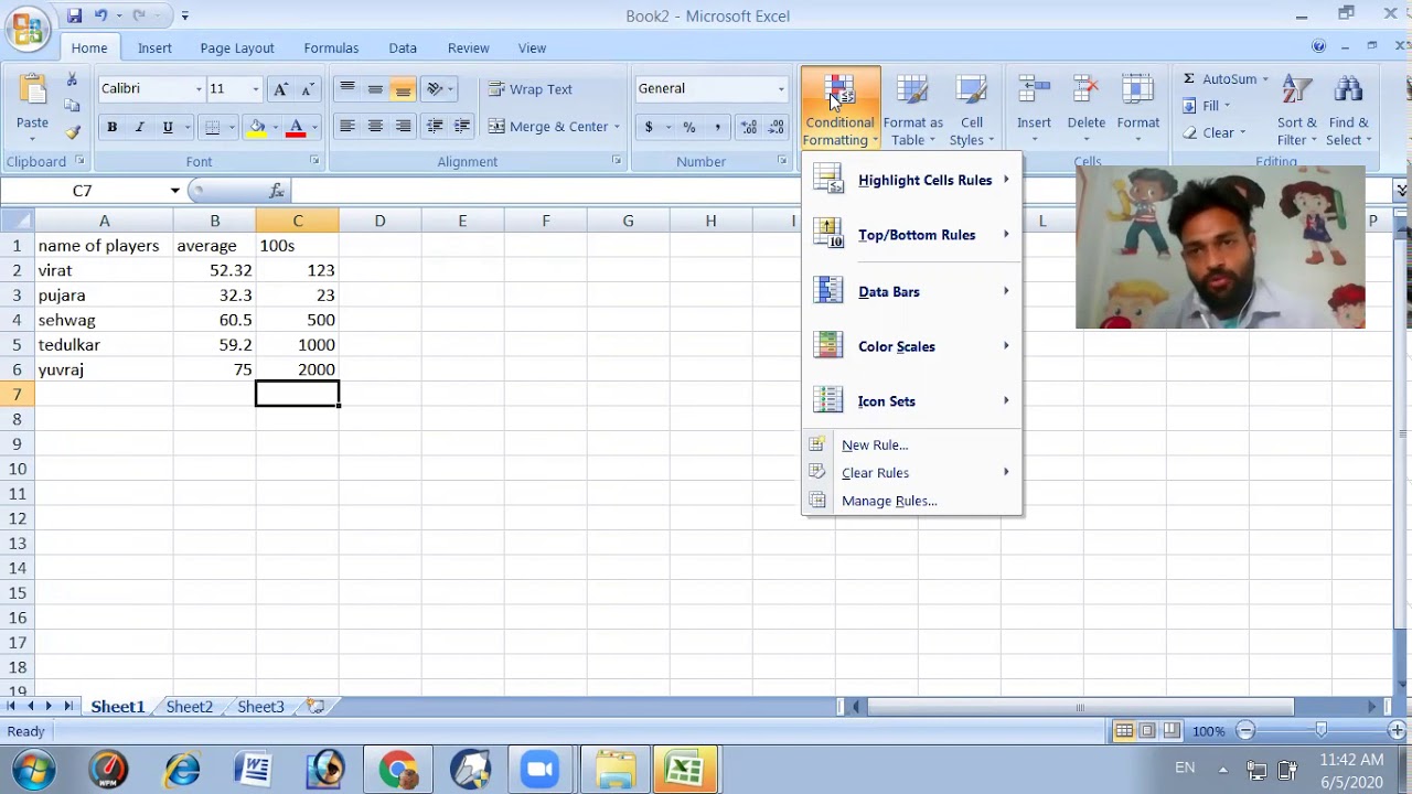 Conditional Formatting 506 7th Youtube 0918