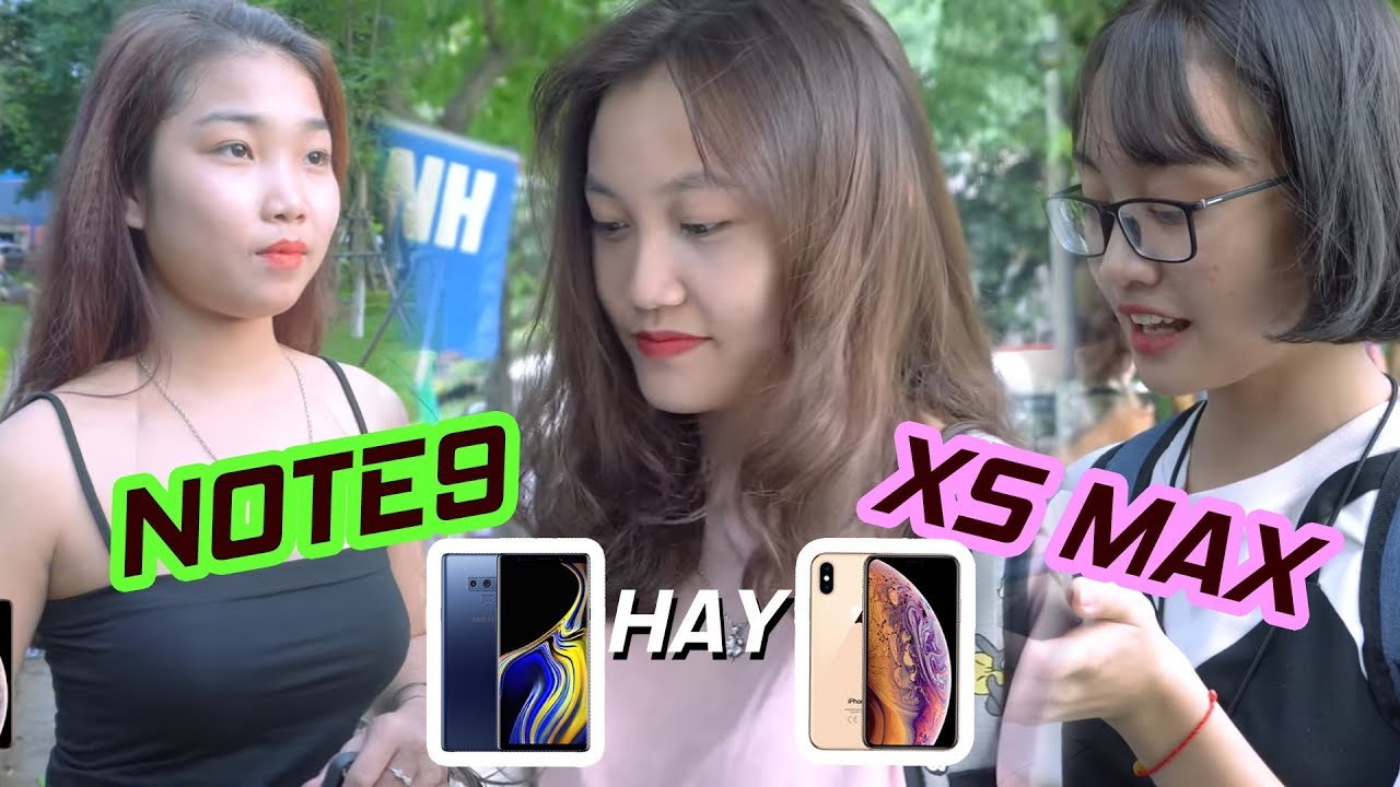 Bất ngờ về lựa chọn của giới trẻ giữa Galaxy Note9 và iPhone Xs Max - YouTube