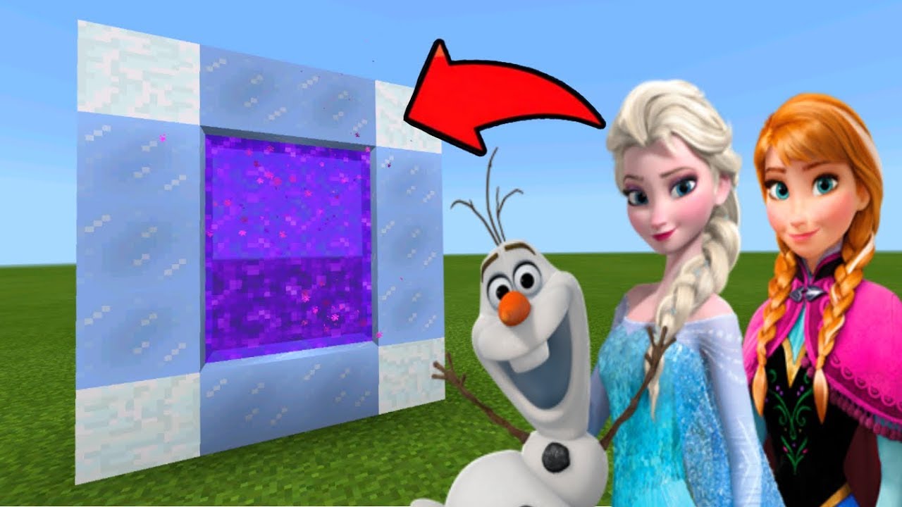 Minecraft Pe How To Make a Portal To The Frozen Dimension - Mcpe Portal ...