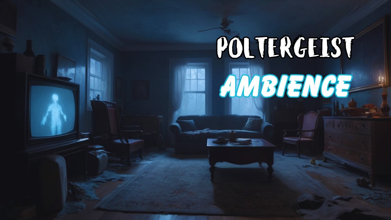 Poltergeist Ambience: Eerie Living Room with Ghostly Presence | Spooky ...