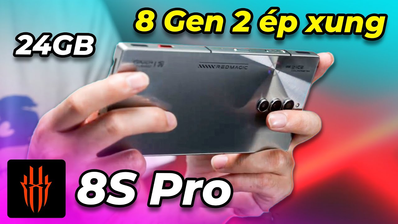 Ra mắt Red Magic 8S Pro: Mặt lưng mới, Snapdragon 8 Gen 2 ép xung, RAM 24GB, ROM 1TB - YouTube