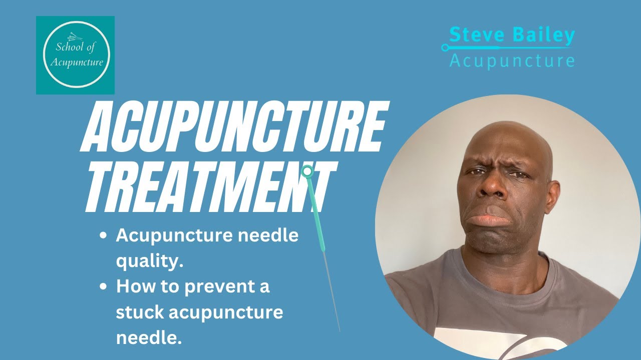 How to prevent a stuck acupuncture needle - YouTube