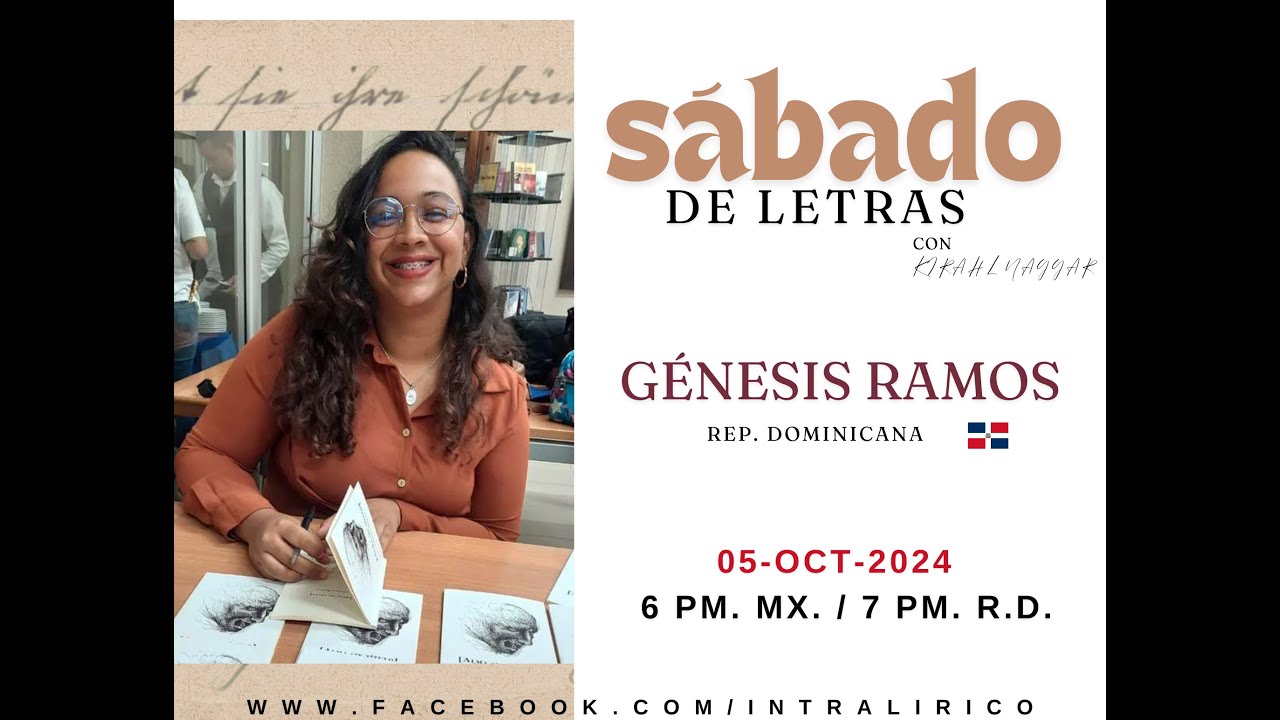 Sábado de letras - Génesis Ramos Pt. 1 - YouTube