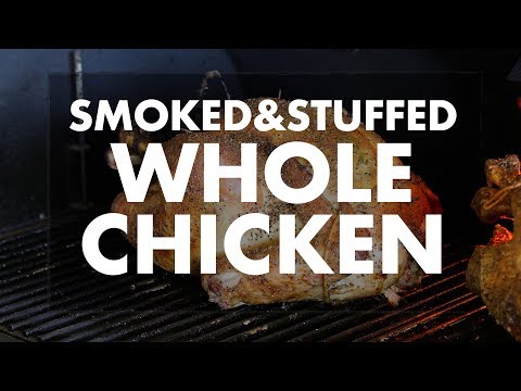 Smoked and Stuffed Whole Chicken with Chef Greg | REC TEC Grills