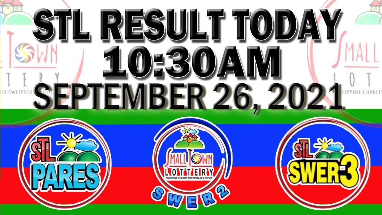 10:30AM STL RESULT TODAY SEPT 26, 2021 | STL PARES | STL SWER2 | STL ...