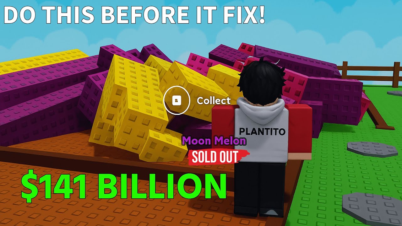 NEW Moon Melon Method in Grow A Garden - Do this before its too late ...