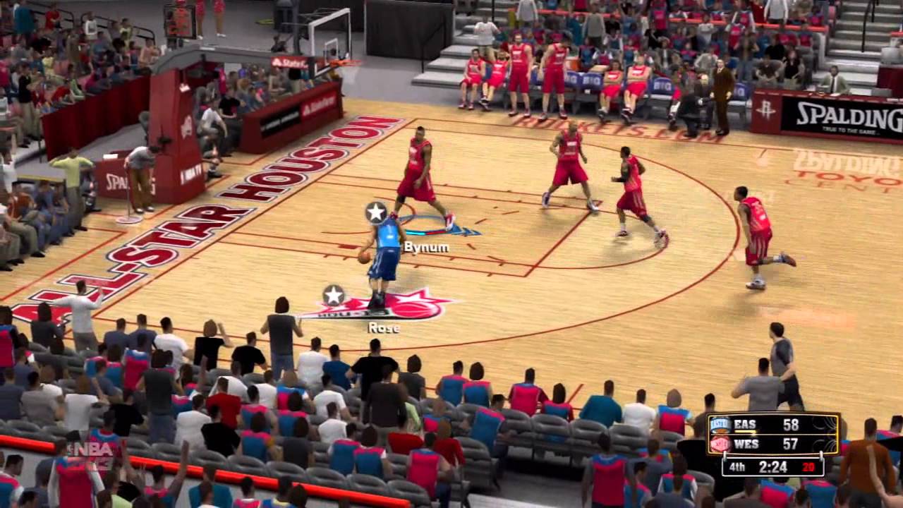 NBA 2K13 All-Star Mode: Pt. 2 'All-Star Game 2nd half' - YouTube