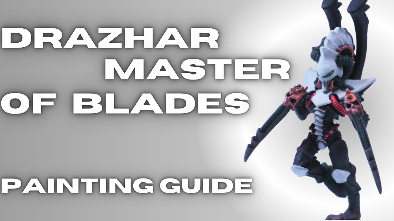 Drazhar Master Of Blades Dark Eldar Drukhari Warhammer 40K Miniature ...