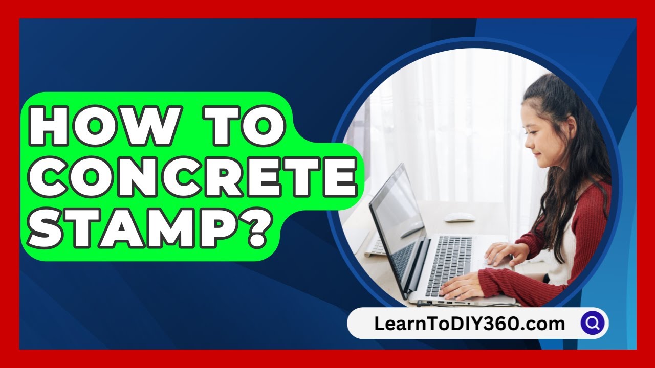 How To Concrete Stamp? - LearnToDIY360.com - YouTube