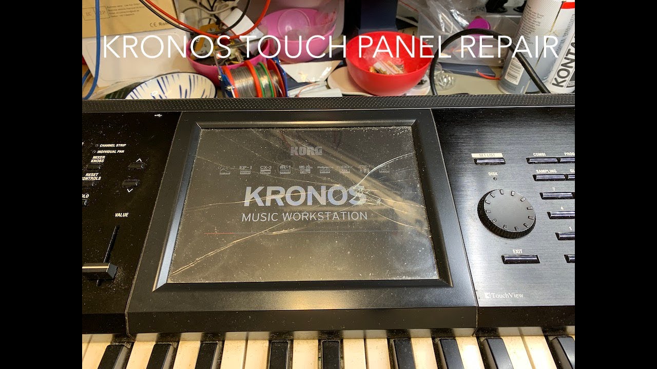 SynthFixShort#3 Kronos Touch panel Repair - YouTube