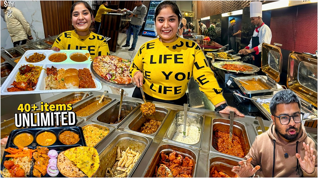 India's Biggest Unlimited Food Buffet in Rs 189/- 😍 Street Food India ...