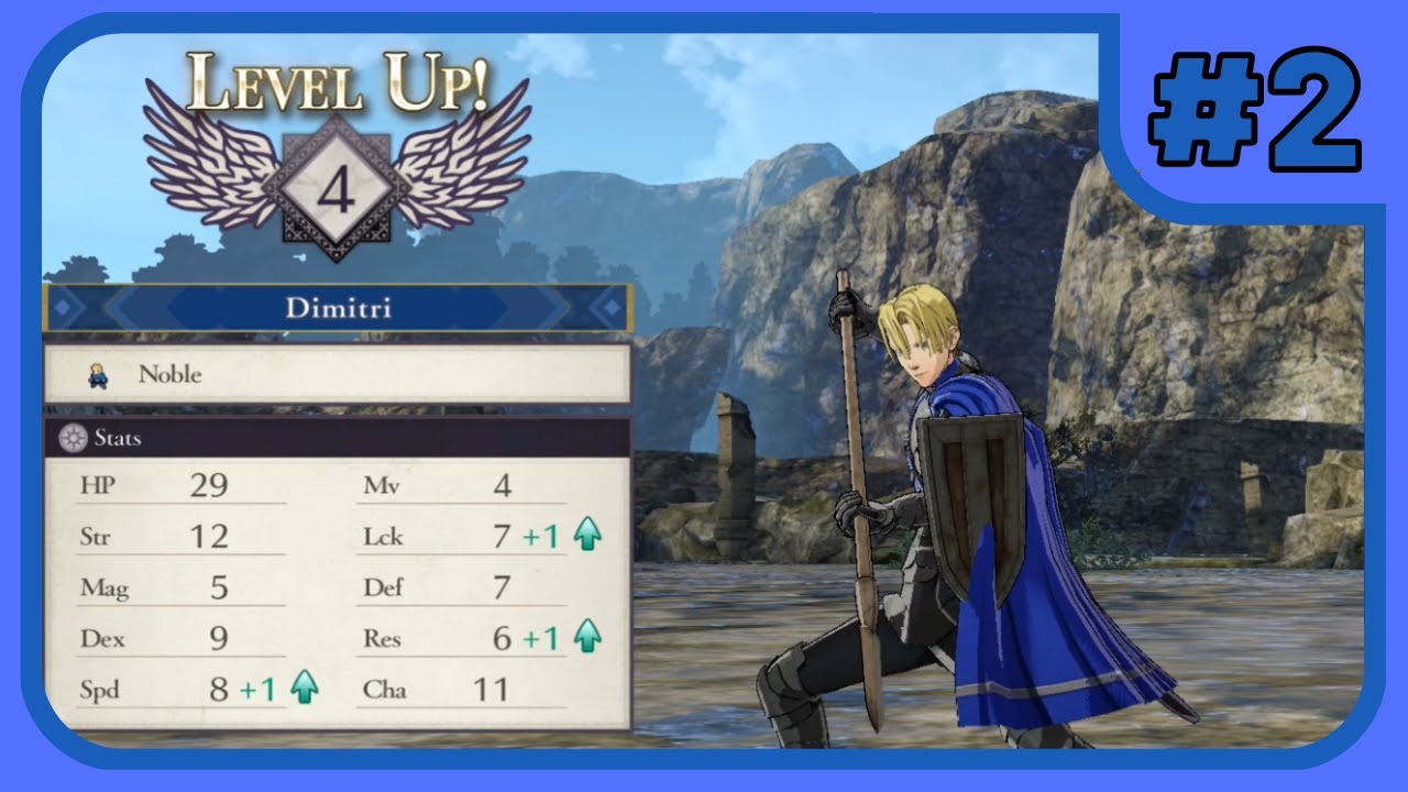 Dimitri dodging strength with all his being (FE3H AM Class Roulette #2 ...