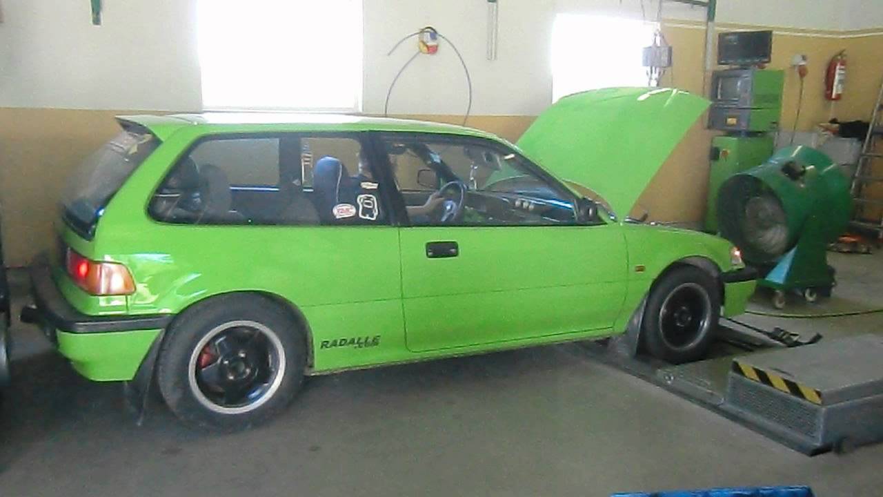 Civic d16a9 turbo dyno pull - YouTube