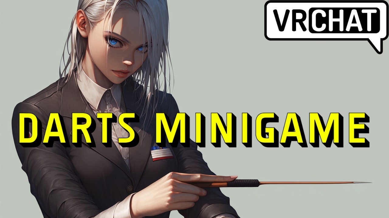 VRChat Darts Minigame - Demo & Plug and Play World Asset - YouTube