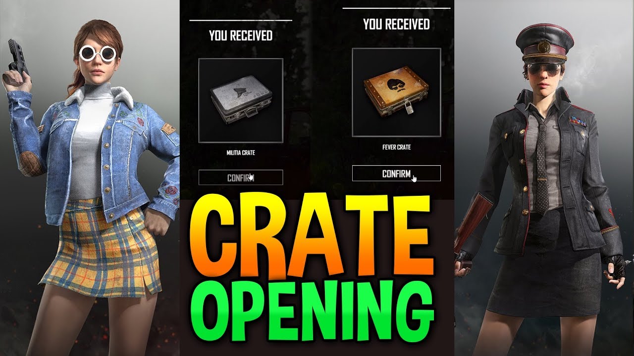 Pubg Crate Opening! Fever Crate! Militia Crate! - YouTube