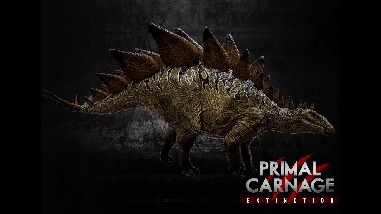 Primal Carnage Extinction. Stegosaurus Skinning Timelapse. - YouTube