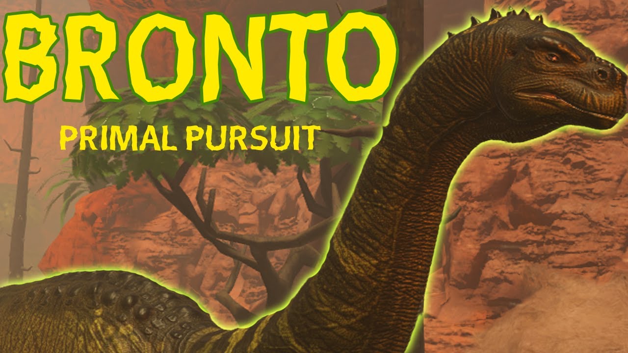 Using the new BRONTOSAURUS in Primal Pursuit (Roblox) - YouTube