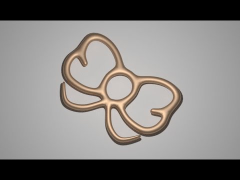 Create & Unwrap a Kawaii Bow Outline Ornament in 5 Minutes - YouTube