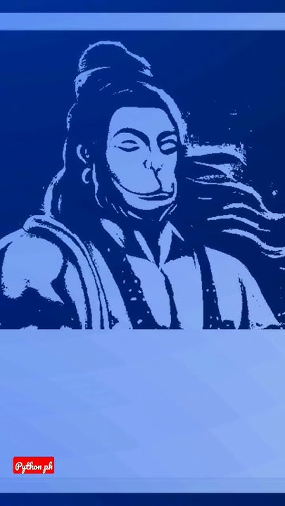 Draw Hanuman Sketch Using Python Python Pythonturtle Pythonstatus 