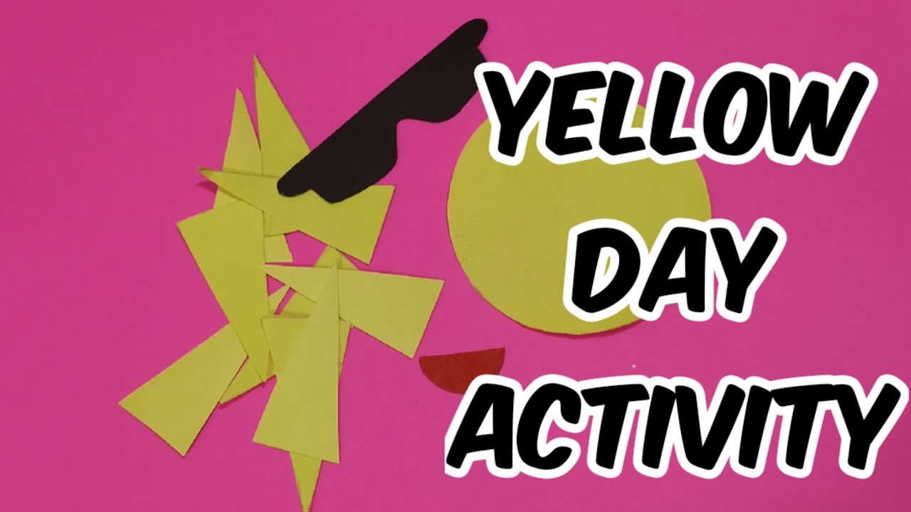 Yellow Day Activity Yellow Day Craft Sun Craft Summer Season yellow-day-activity-yellow-day-craft-sun-craft-summer-season