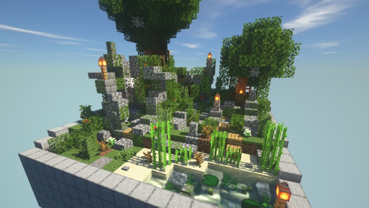 Minecraft 16x16 Build (013) | Overgrown Ruins - YouTube