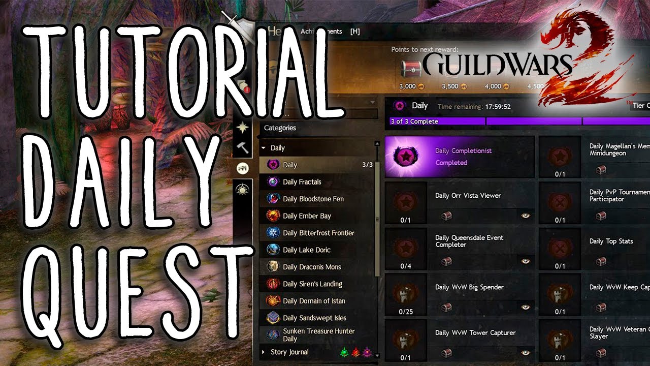 Guild Wars 2 Guia - Daily Quests - YouTube