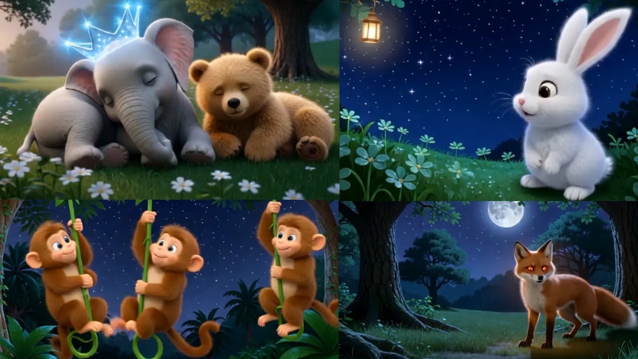 Twinkle Twinkle Animal Star 🌟 | Animal Version of Classic Kids Song ...