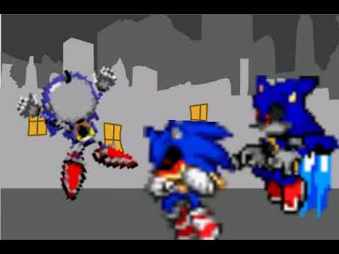 Metal Sonic Vs Sonic exe - YouTube