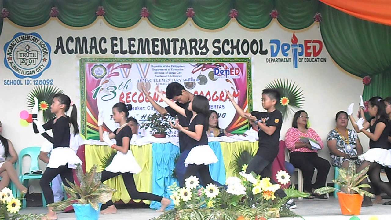 Interpretative Dance ( Acmac Elementary School ) - YouTube