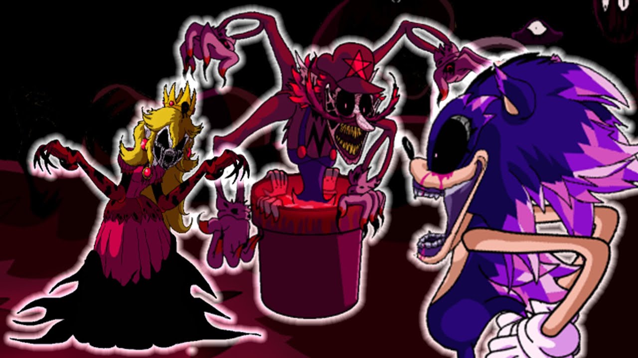 M.EXE vs Sonic.EXE - Nightmare of The Mushroom Kingdom - Friday Night ...