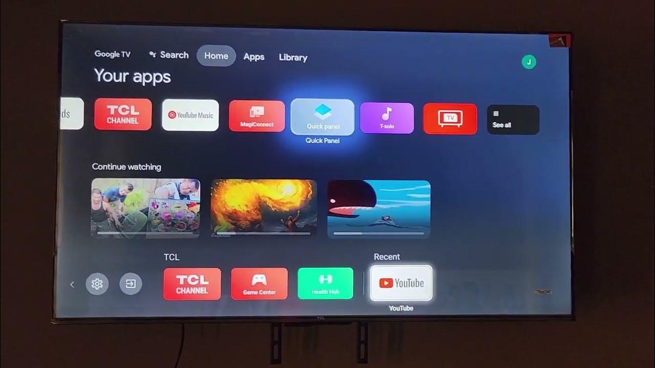 Quick Panel TCL - YouTube