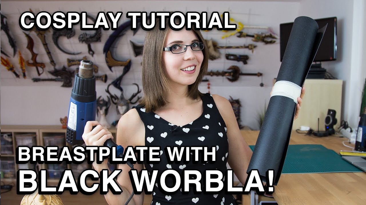 Black Worbla - Breastplate Tutorial - YouTube
