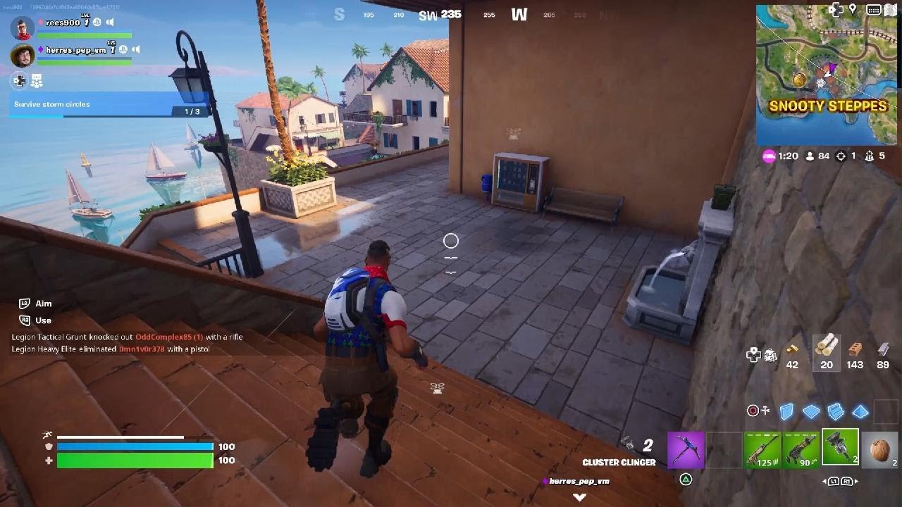 Fortnite: POI Bot Drop: Snooty Steppes - YouTube