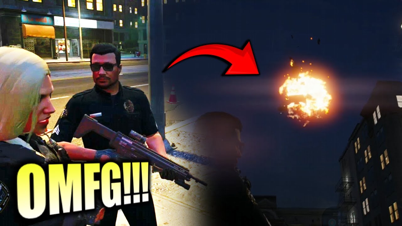 Brian Nearly Gets Taken Out by a Helicopter Explosion! | NoPixel RP ...