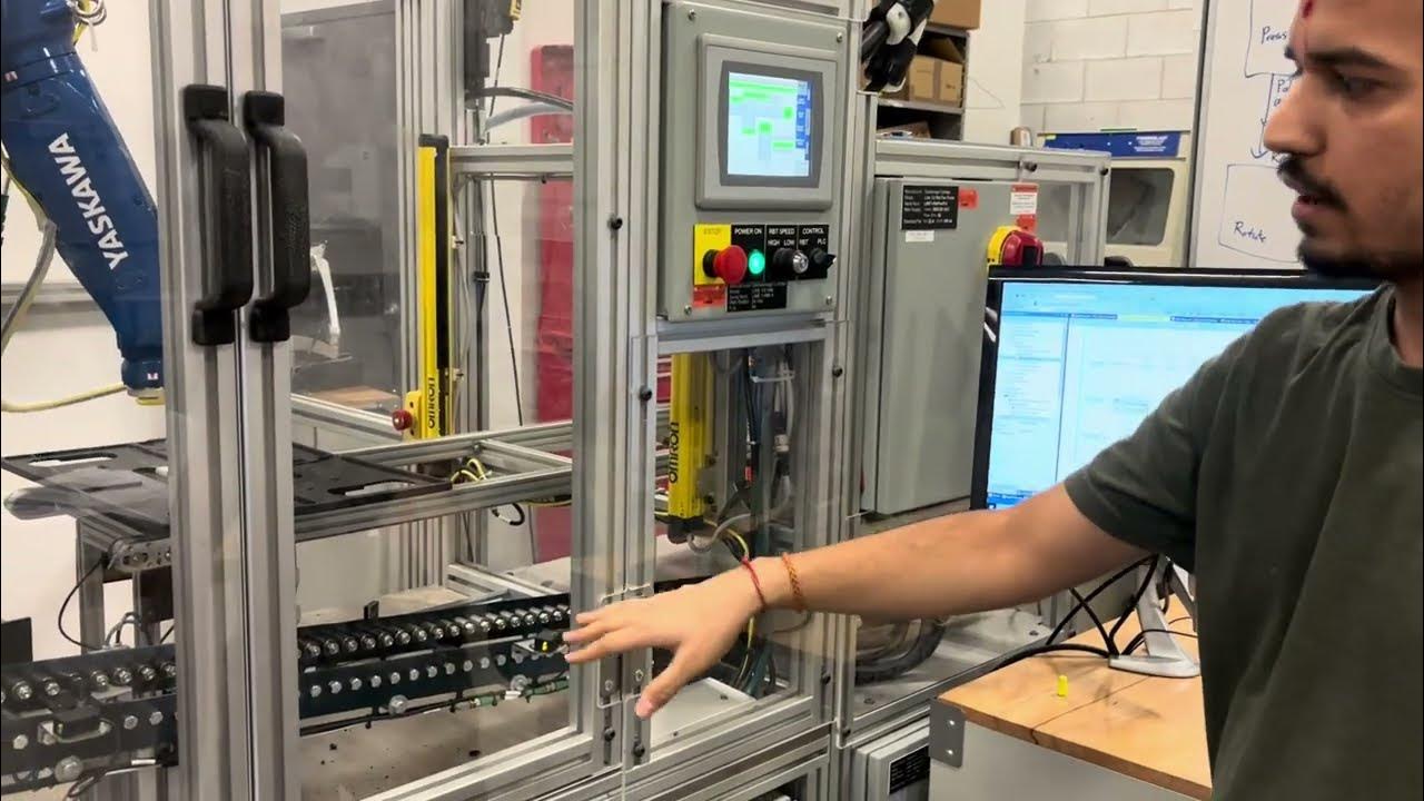 MOTOMAN robot programming with help of studio 5000 logic AB - YouTube