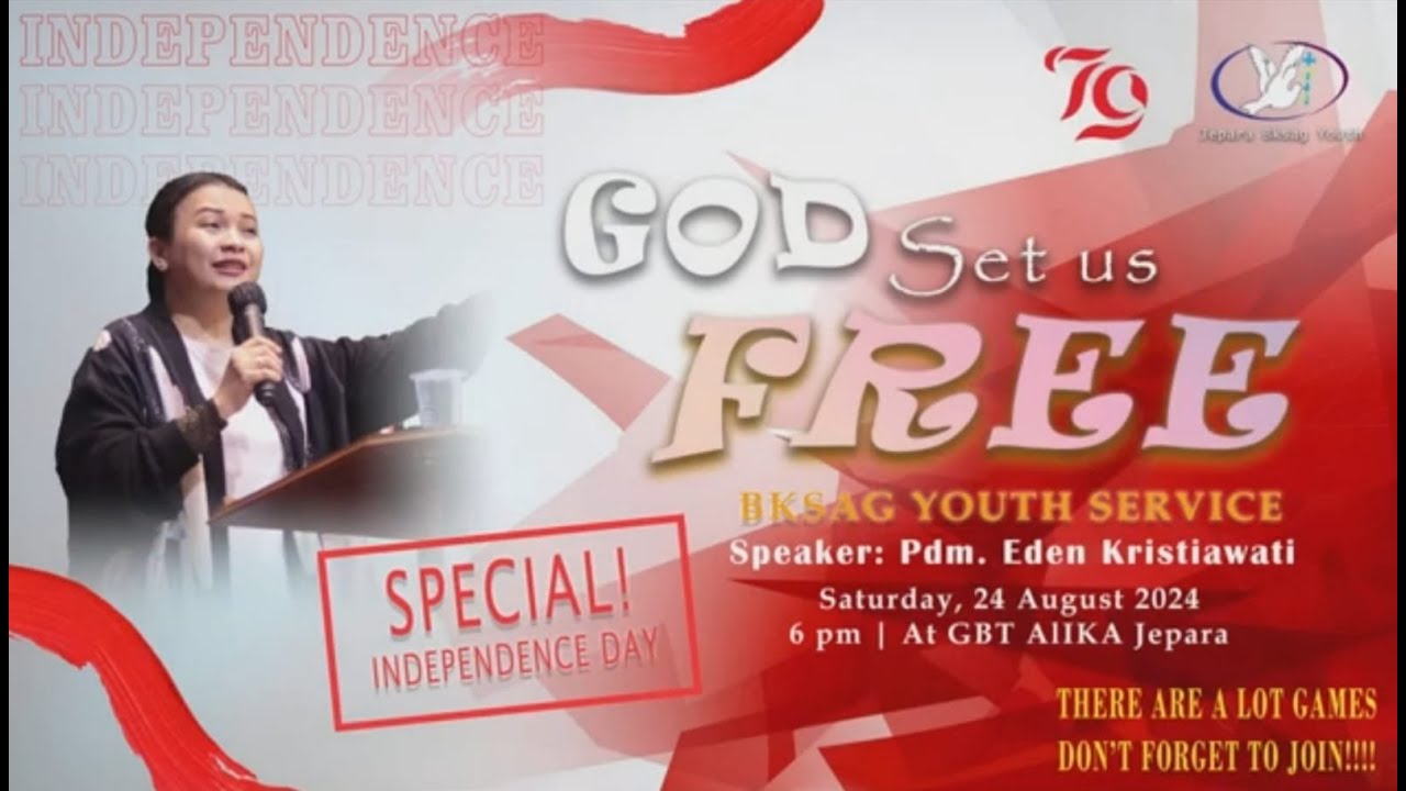 GOD SET US FREE, BKSAG Youth Service - YouTube
